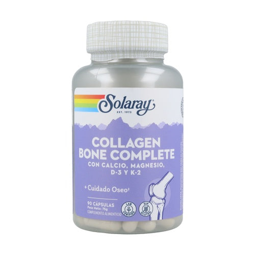 Collagen Bone Complete 90 cápsulas vegetales Solaray – Naturalmeria ...